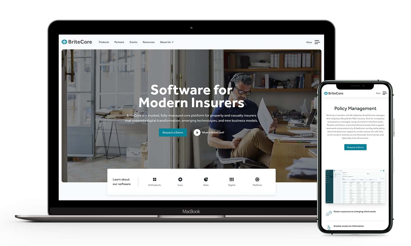 BriteCore Insurance Software: Introducing the New BriteCore.com