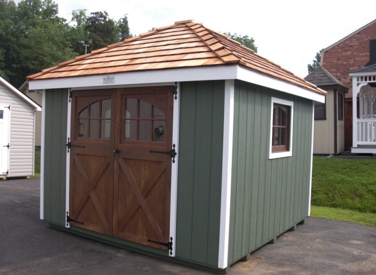 Hip Barn Amish Sheds | This n' That Amish Outlet