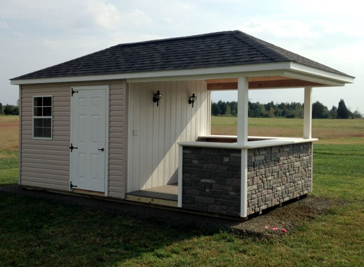Hip Barn Amish Sheds | This n' That Amish Outlet