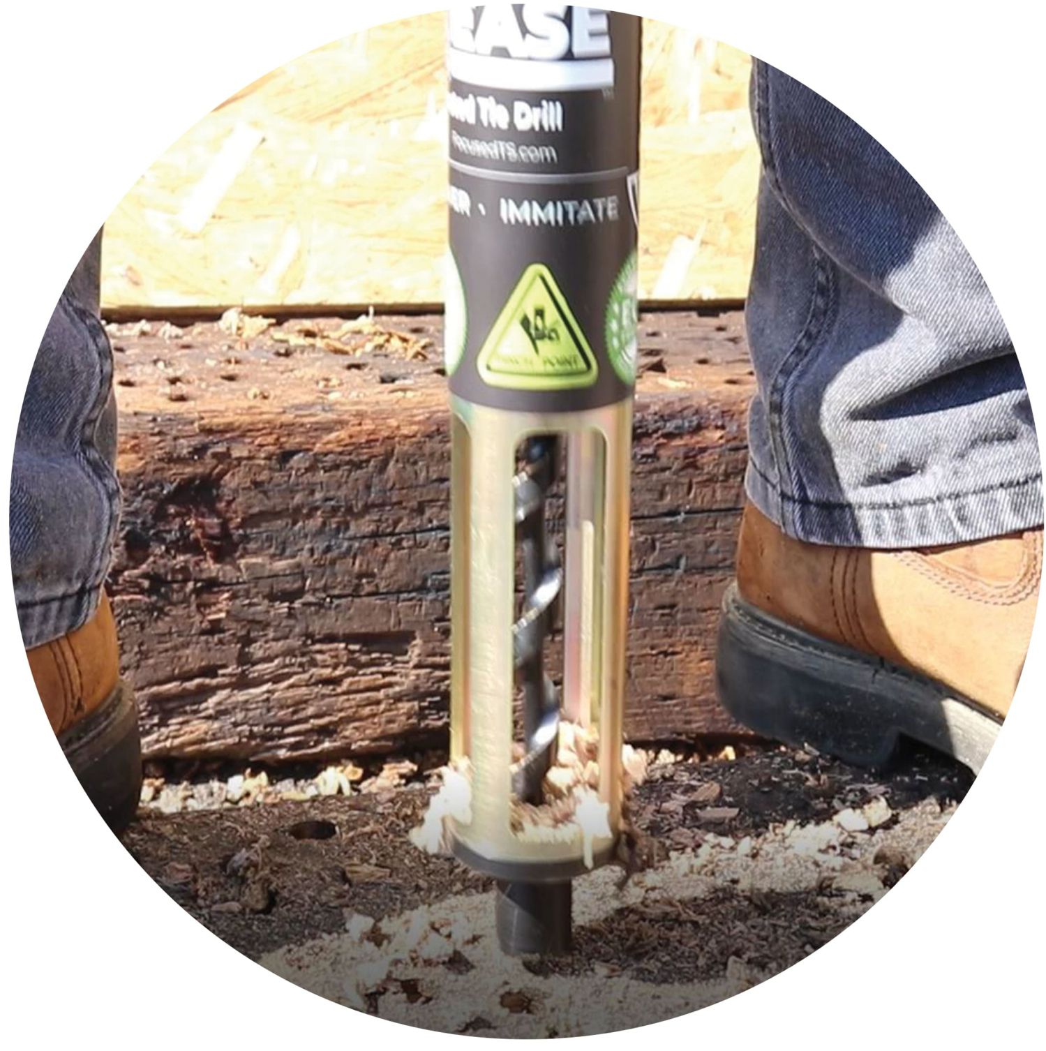 Drill-Lok-M® Battery-Operated Sleeper Drill - Cold Forge Rail Products