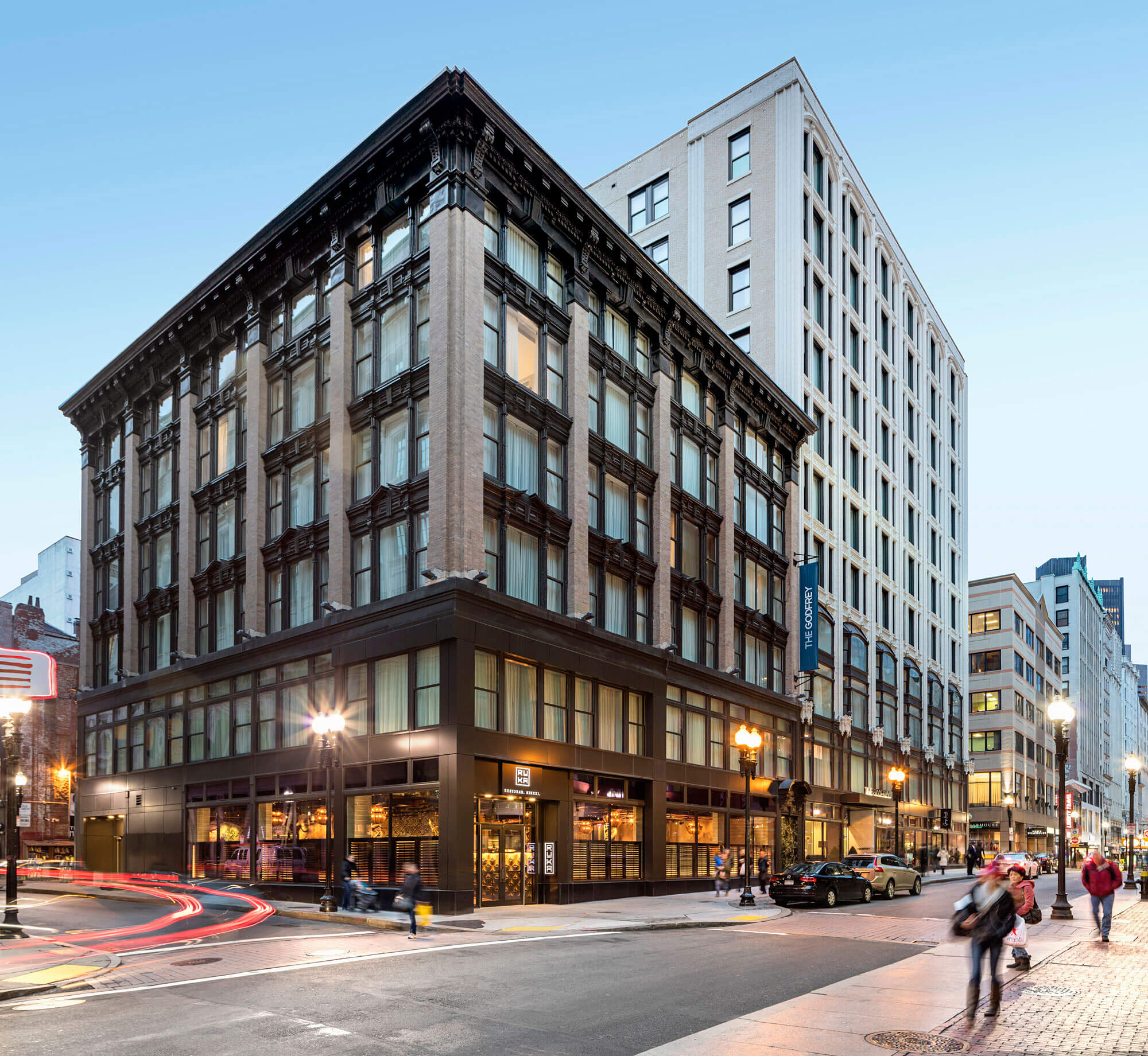 The Godfrey Hotel at 505 Washington Street | Finegold Alexander Architects