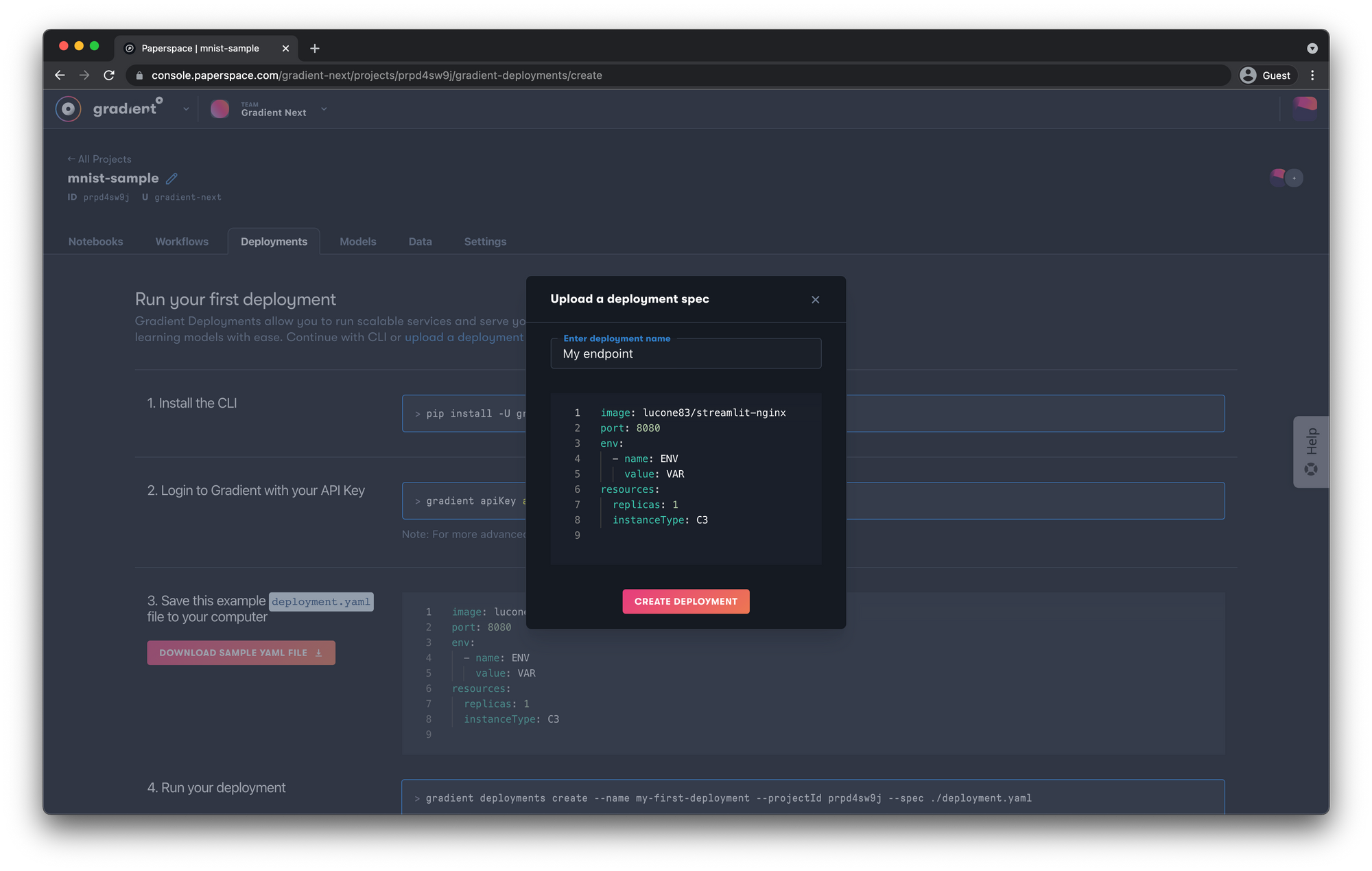 Deploy & Scale Your AI Model on Powerful Infrastructure | Paperspace