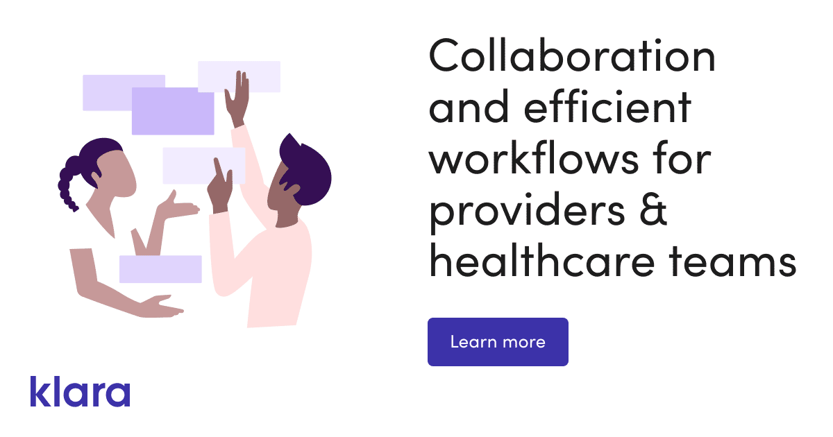 Patient & Provider Collaboration Software - Klara