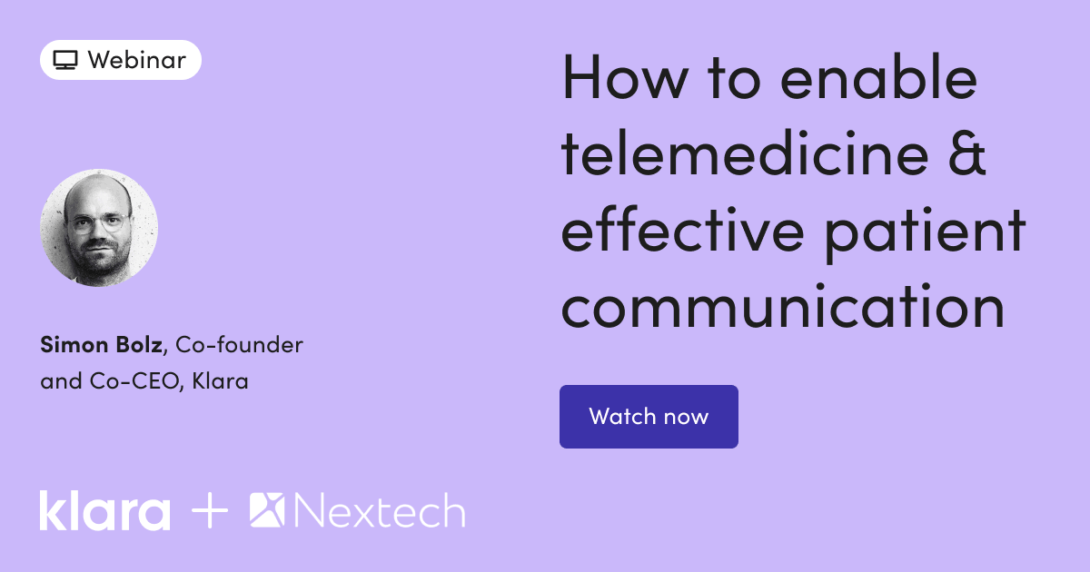 Enabling Effective Telemedicine & Patient Communication