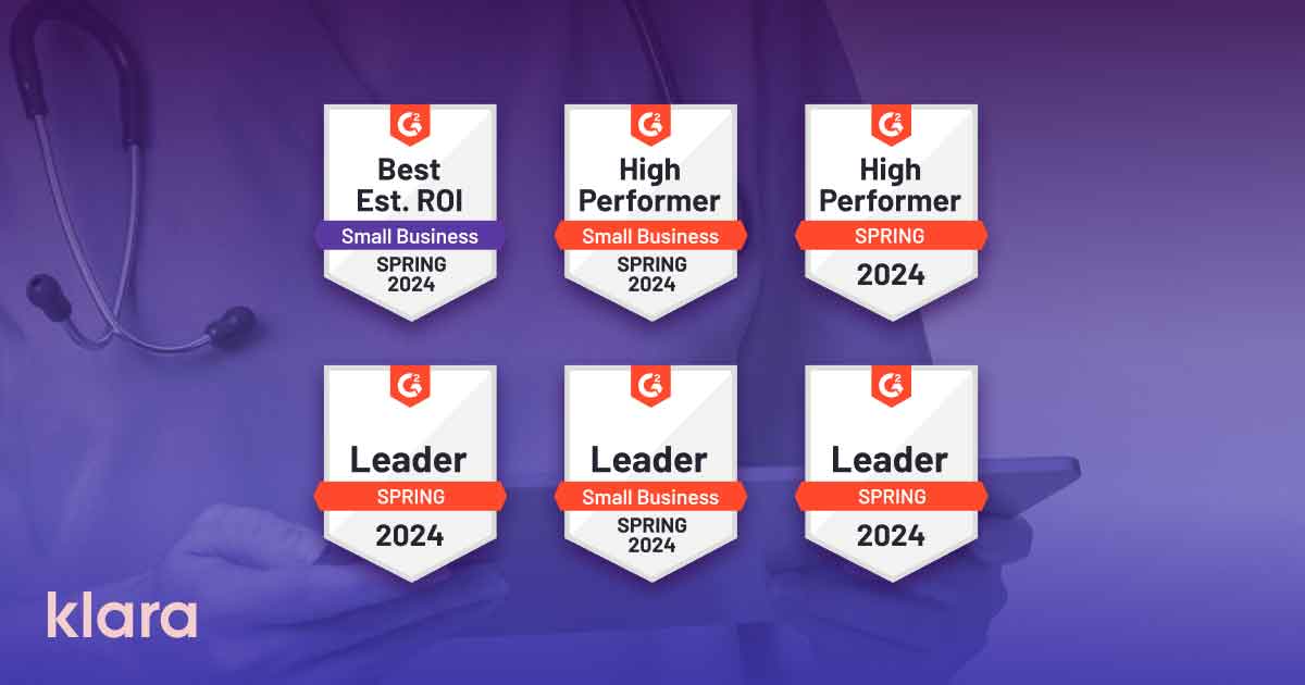 Klara Earns High Performance Recognition in G2 Market Reports