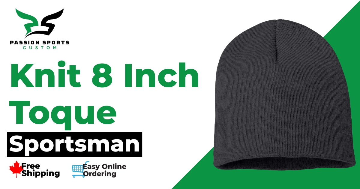 Sportsman Knit 8 Inch Toque | Passion Sports Custom