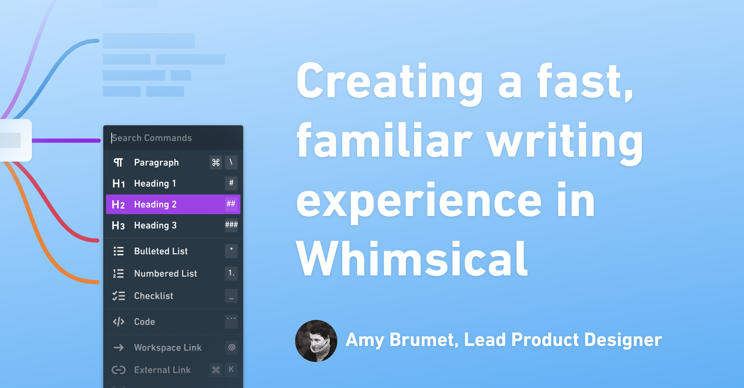 Creating a fast, familiar writing experience in Whimsical | Whimsical