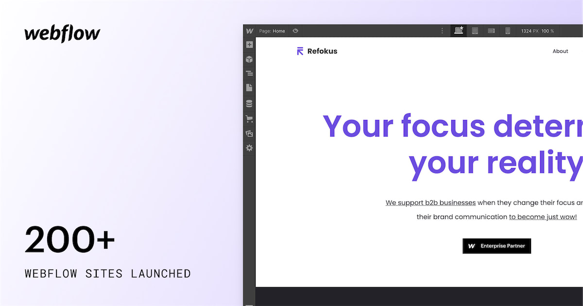 Refokus uses Webflow to help clients push their business to new levels | Webflow
