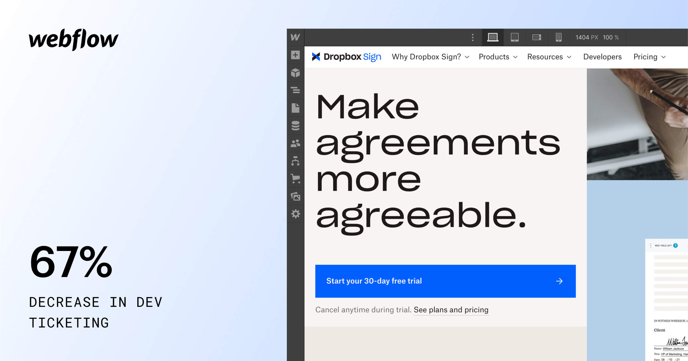 How Dropbox Sign transformed internal collaboration with Webflow | Webflow