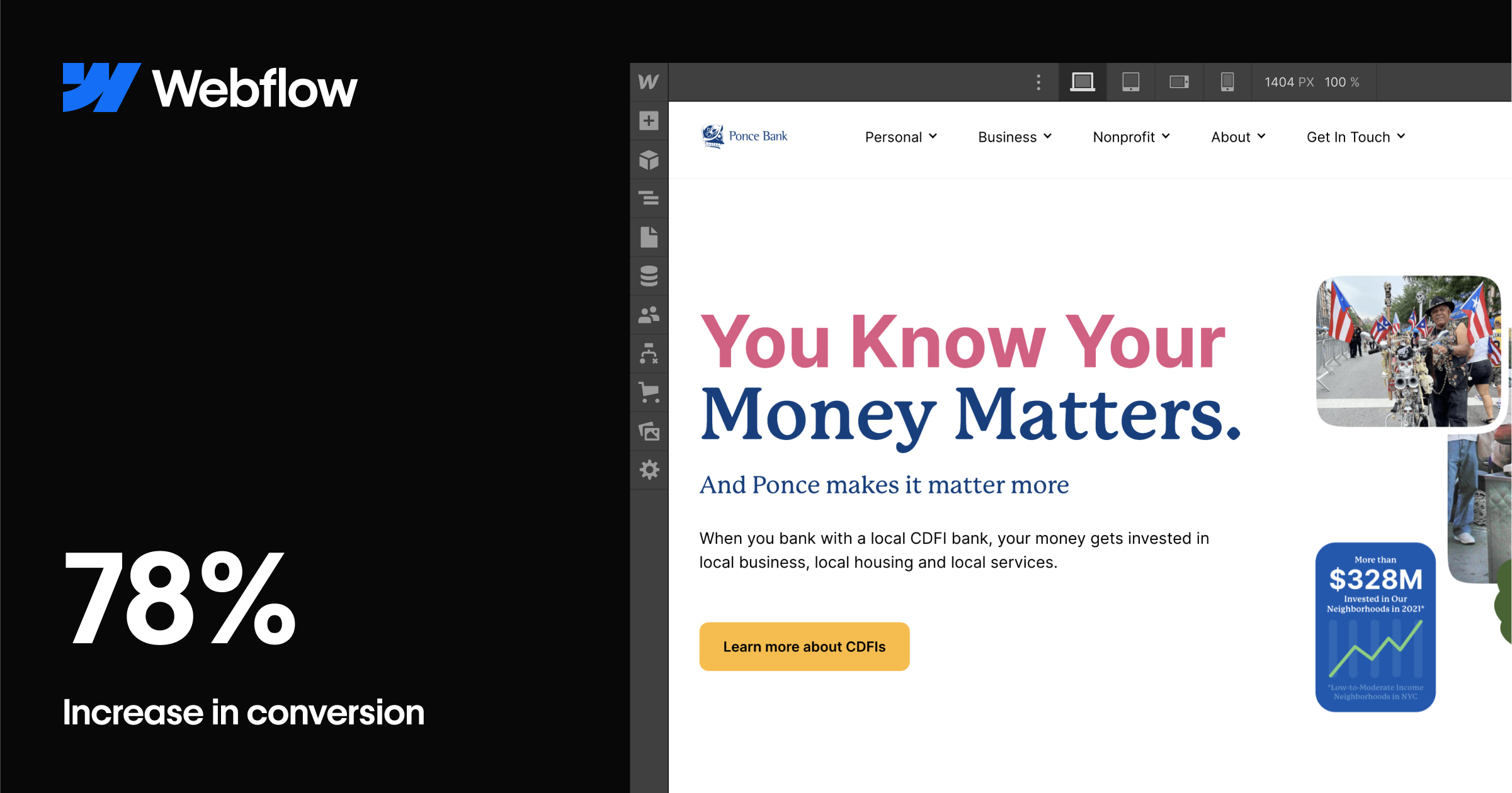 How Ponce Bank amplified community impact by modernizing its digital presence with Webflow | Webflow