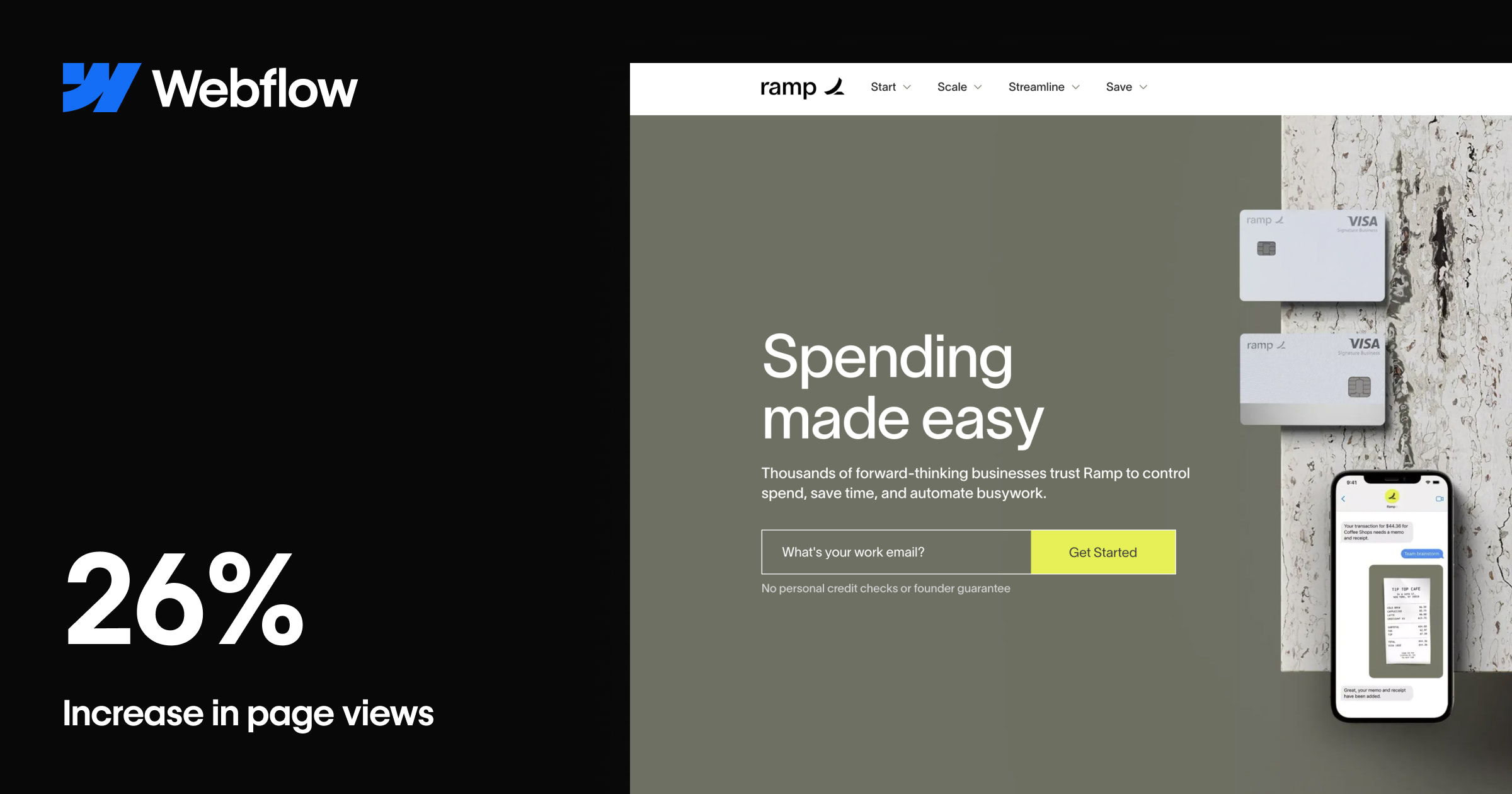How Ramp redesigned their website in just six weeks with Webflow | Webflow