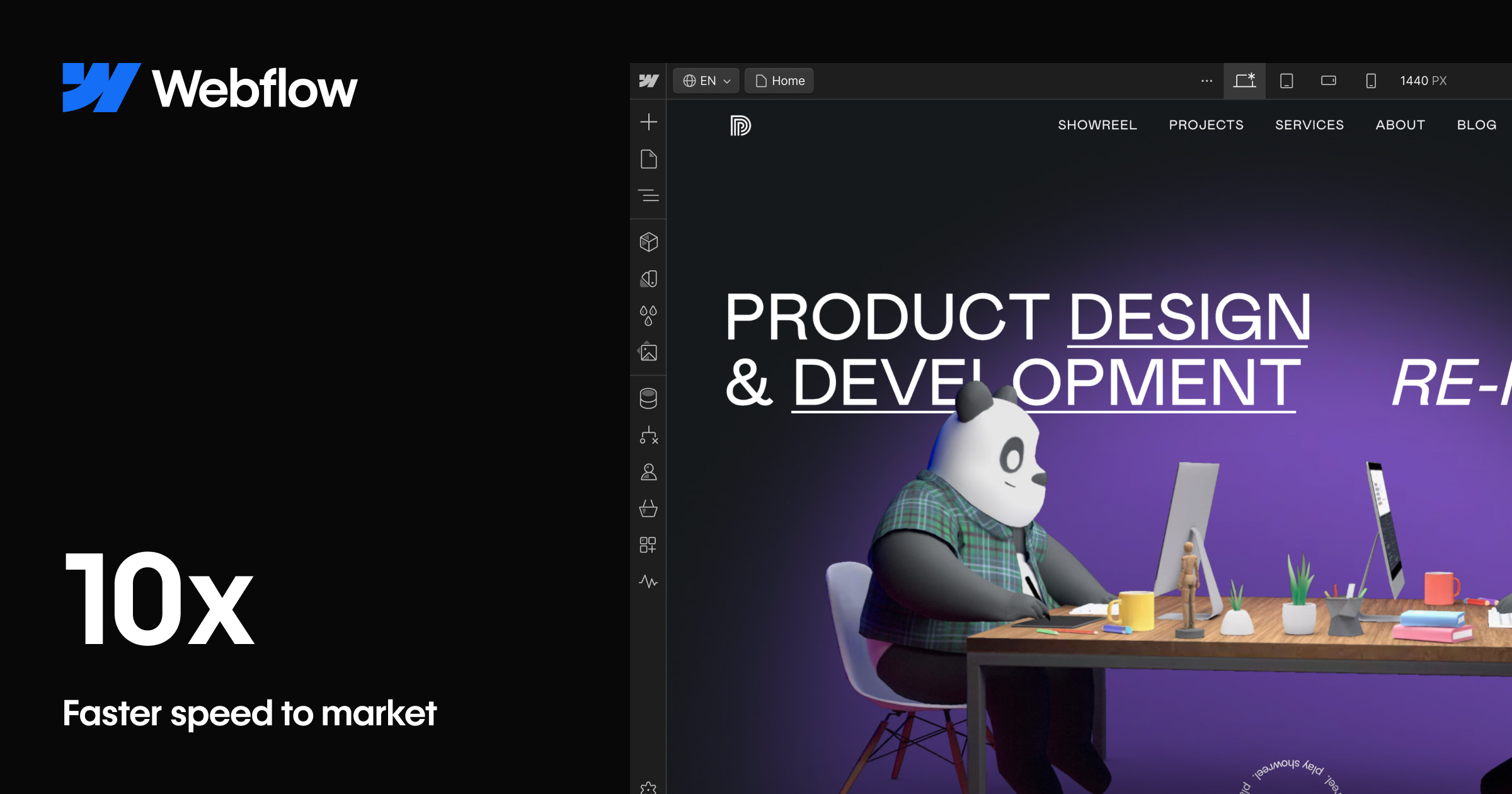 How The Digital Panda used Webflow to accelerate their web design ...