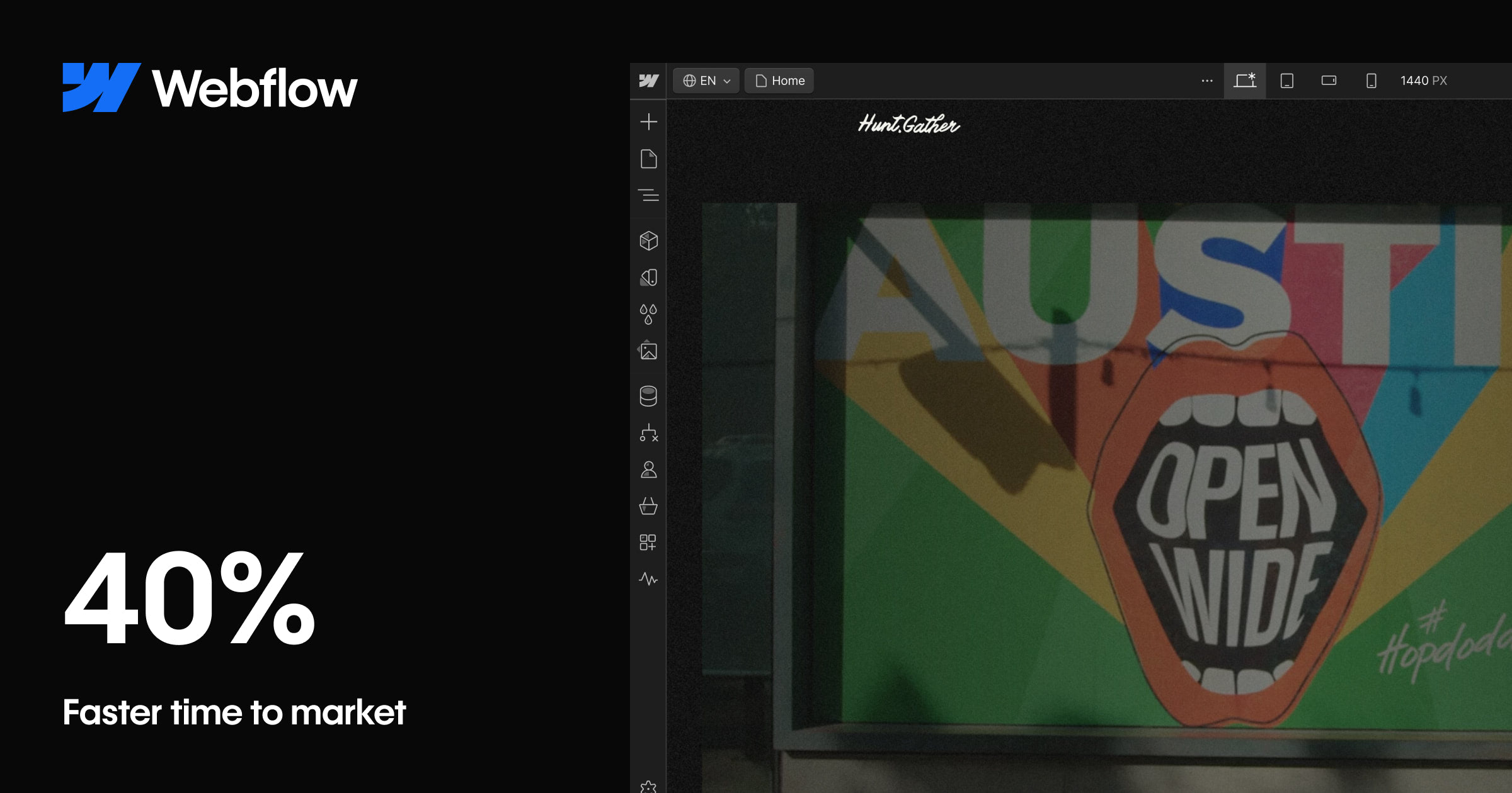 Hunt, Gather unlocks the creative freedom to wow clients of all sizes with Webflow | Webflow