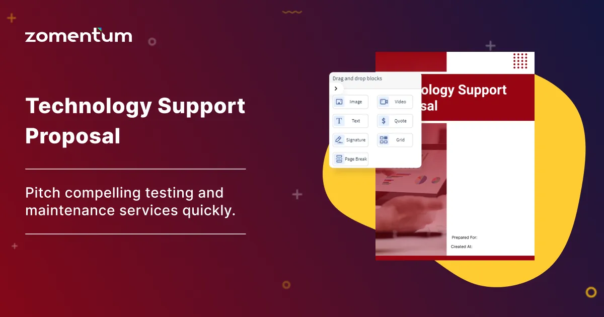 Optimize IT Support with Our Technology Support Proposal Template ...