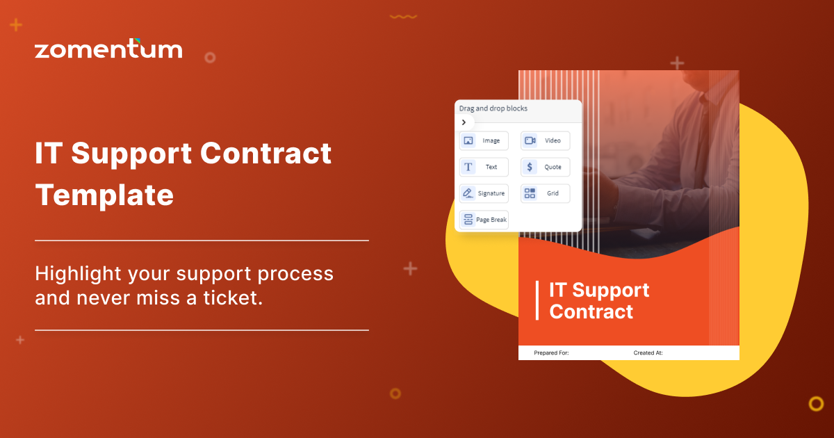 Simplify IT Support Agreements with Our Contract Template | Zomentum
