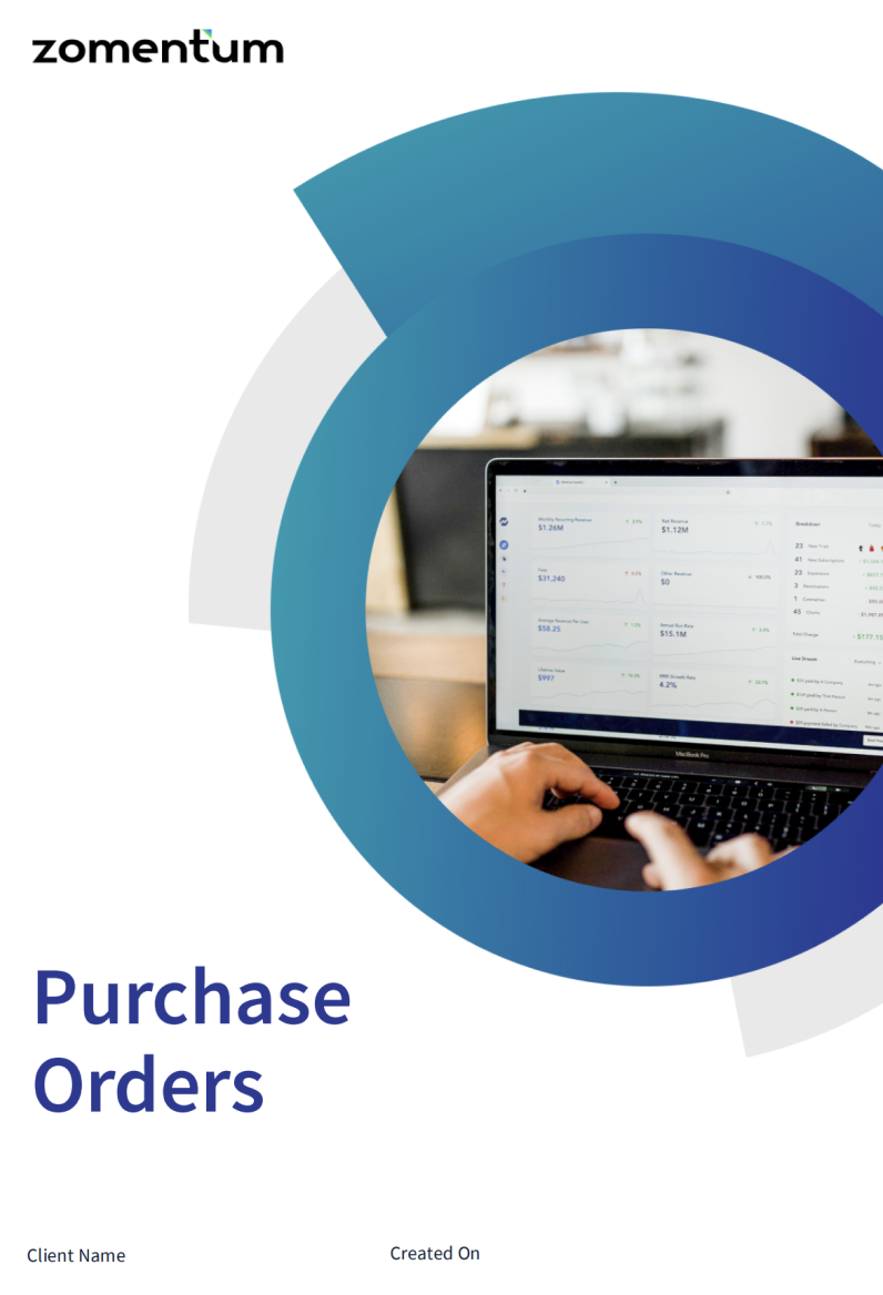 Simplify Procurement with our IT Purchase Order Template | Zomentum