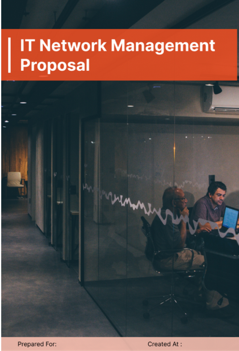 Elevate IT Network Management with Our Proposal Template | Zomentum