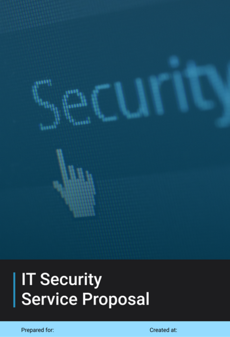 Win Business with Our IT Security Services Proposal Template | Zomentum