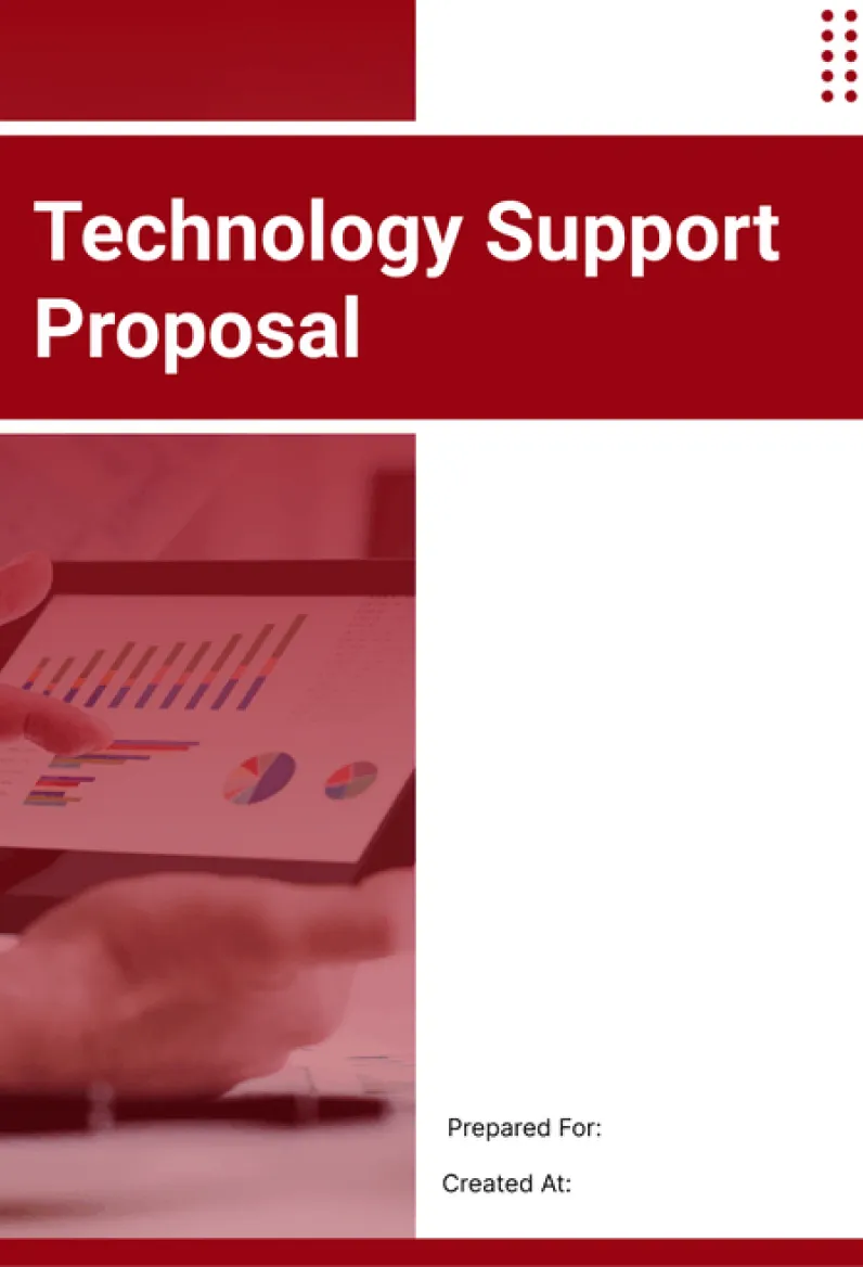 Optimize IT Support with Our Technology Support Proposal Template ...