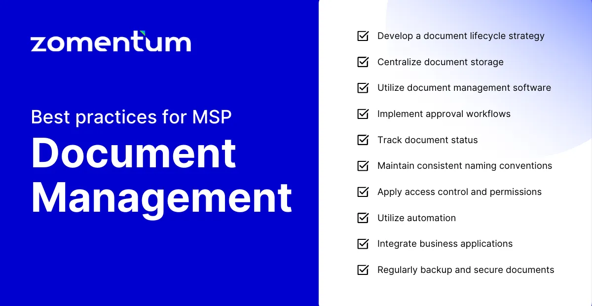 Complete Guide to Document Management for MSPs