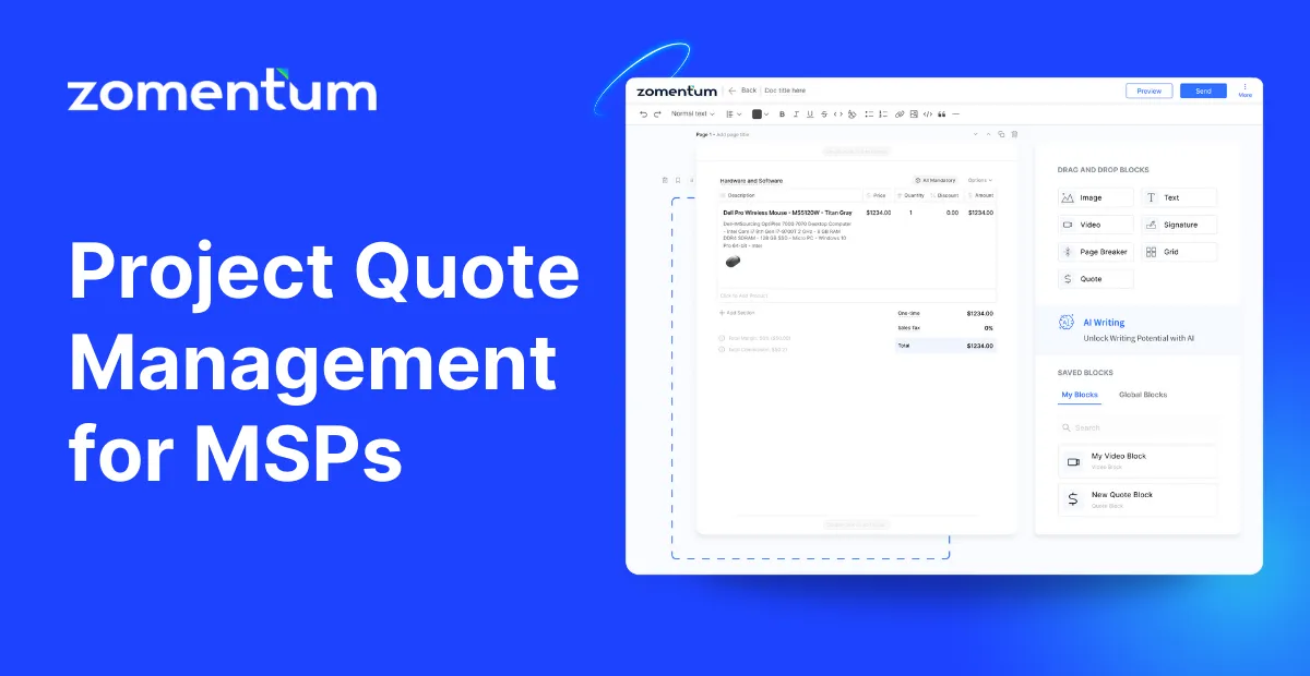Complete Guide to Project Quote Management for MSPs