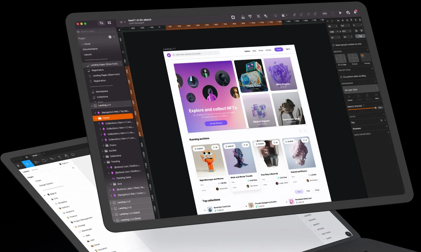 NeoFT - User Interface template for NFT Marketplaces