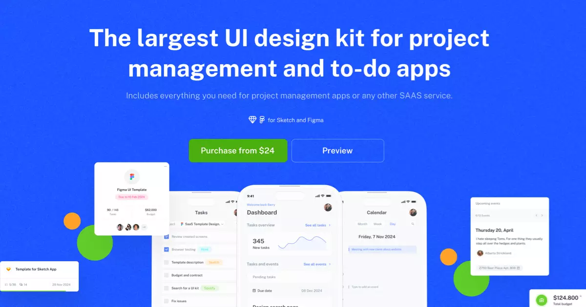 IOTask Mobile UI Kit for Productivity and To-Do Apps