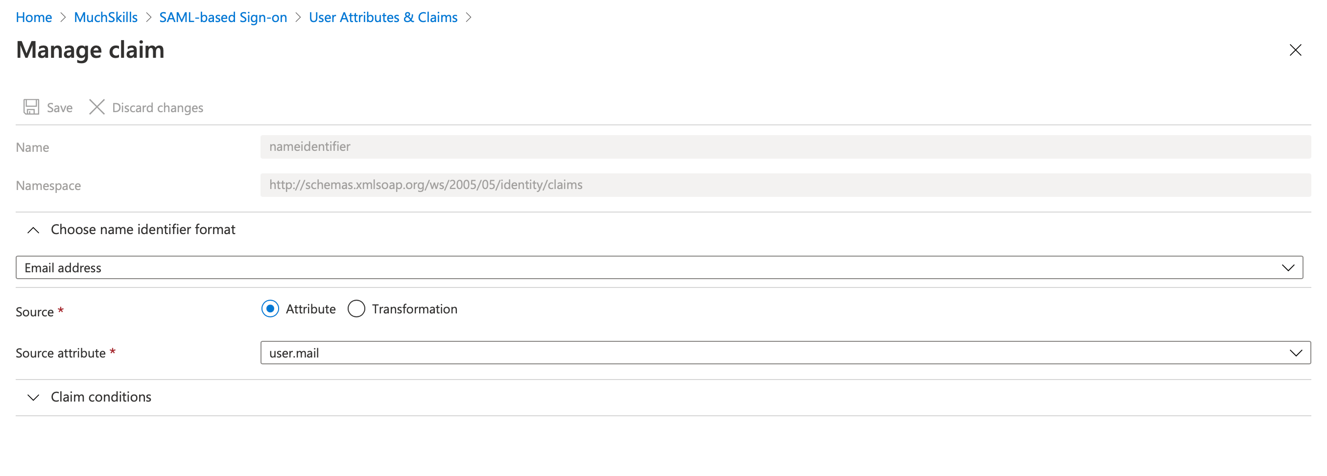 Integrating to Azure AD and set up SAML/SSO