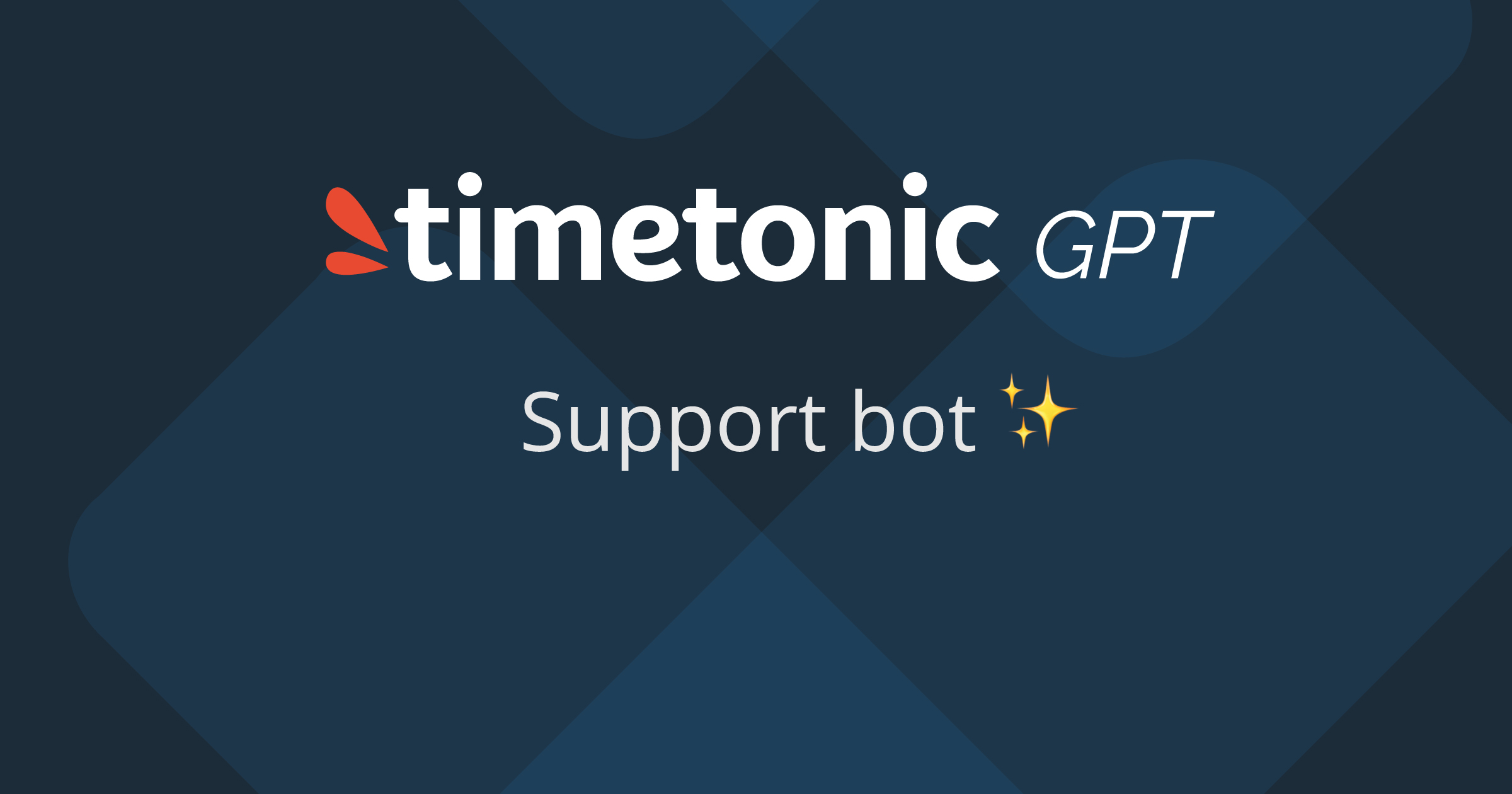 TimeTonic GPT - Support bot