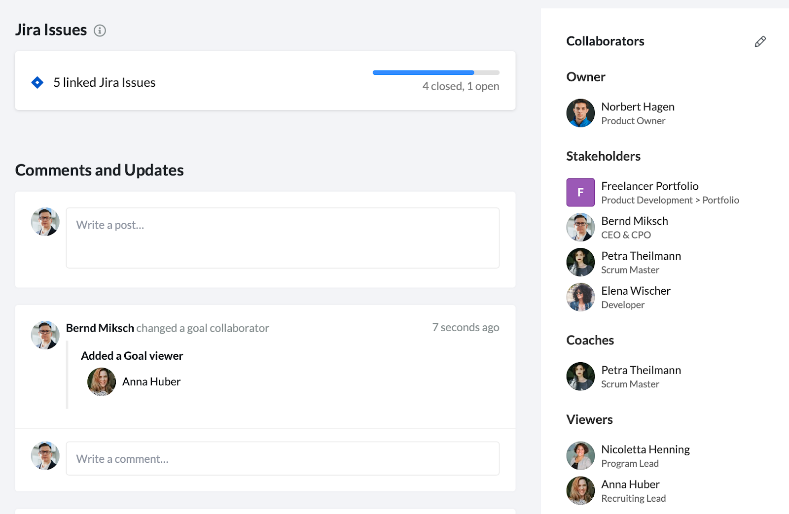 How OKRs support alignment across teams and hierarchies