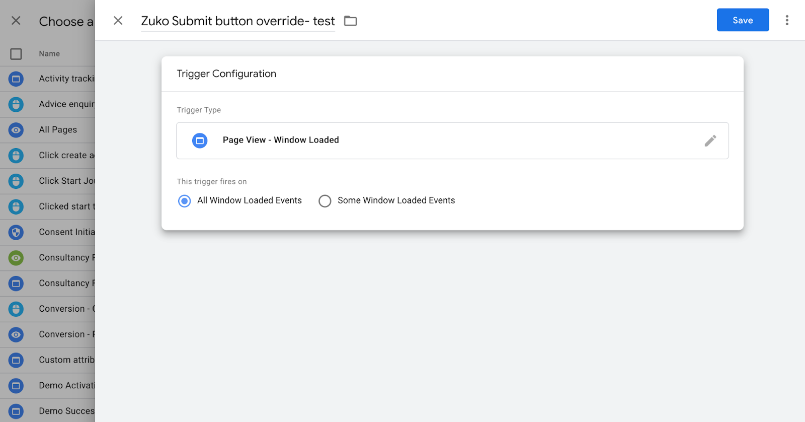 Zuko Guides | Creating Zuko Overrides in Google Tag Manager