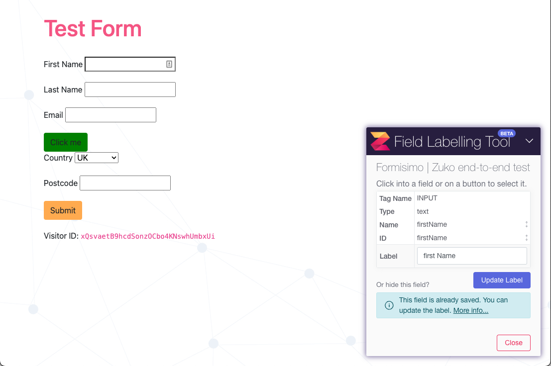 Zuko Guides | Field Labelling Wizard