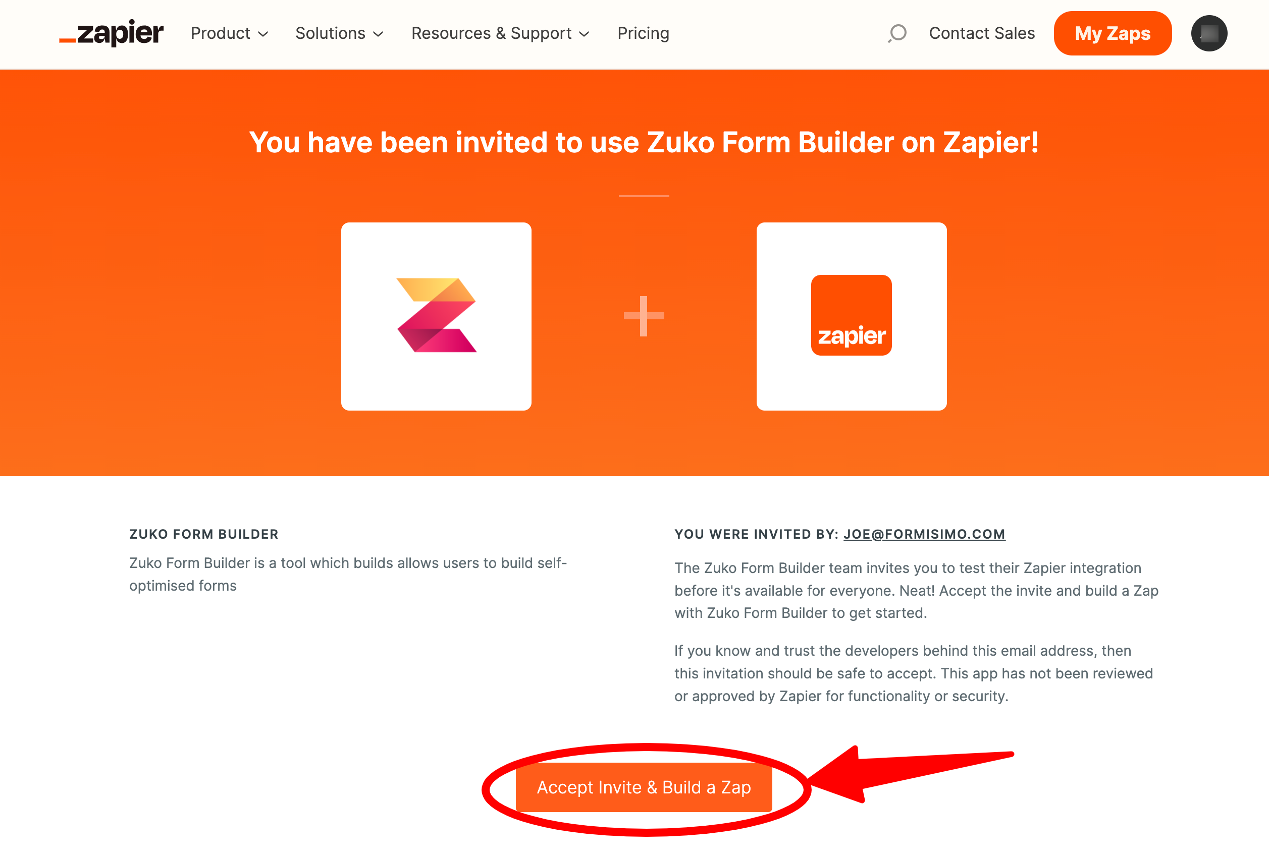 Zuko Guides | Zapier Integration