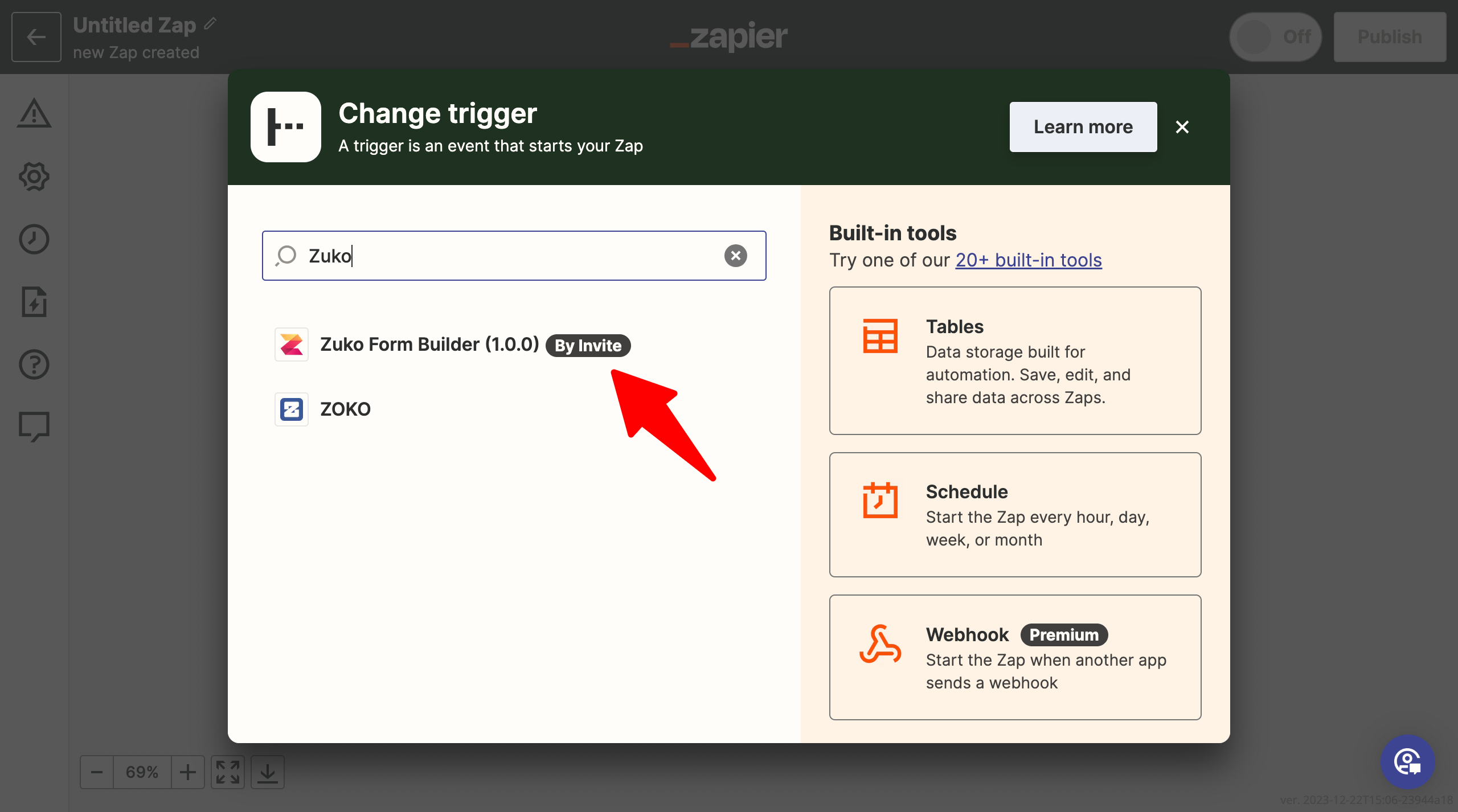 Zuko Guides | Zapier Integration