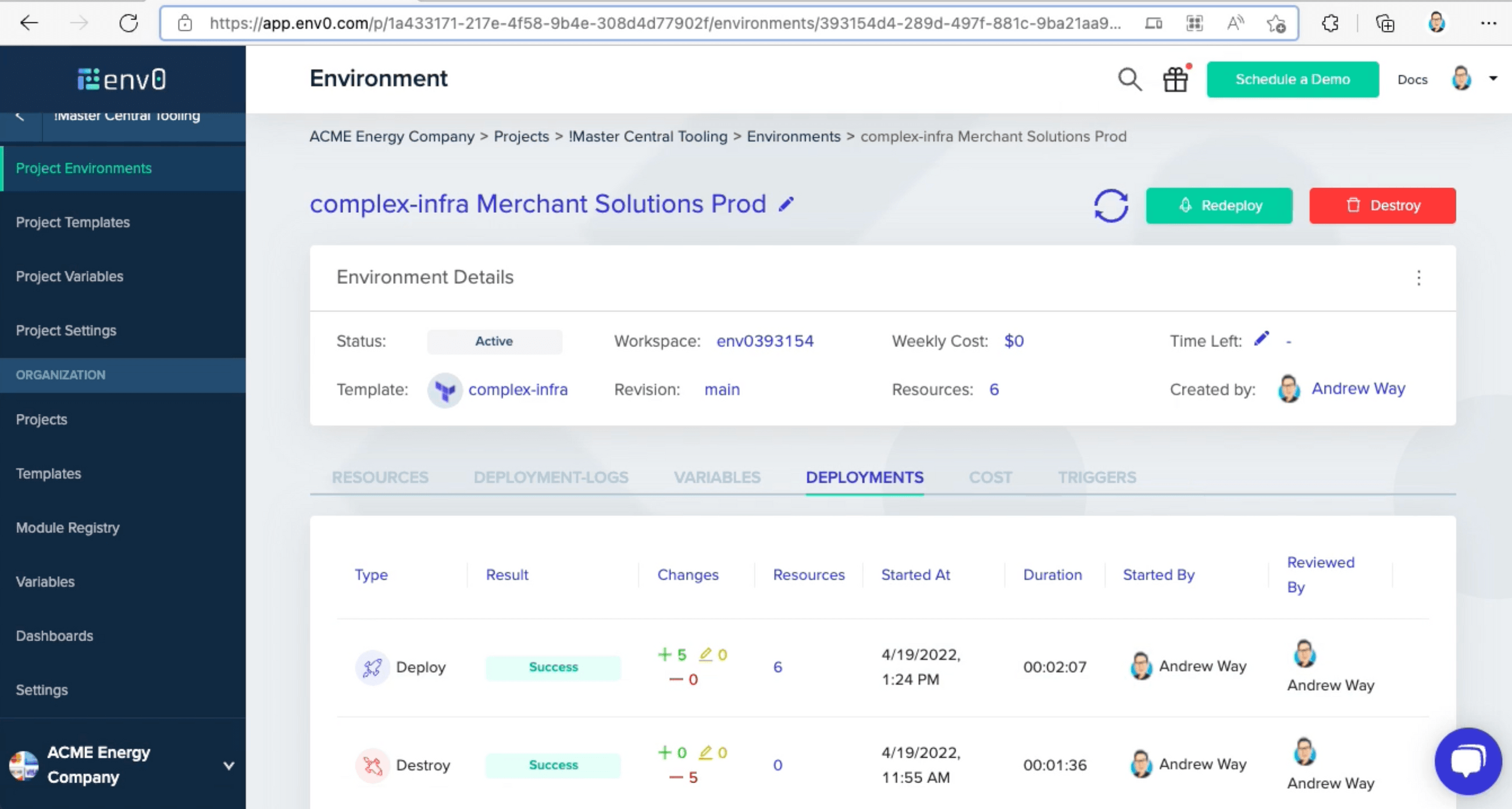Terraform, Terragrunt, and IaC Automated Management | env0