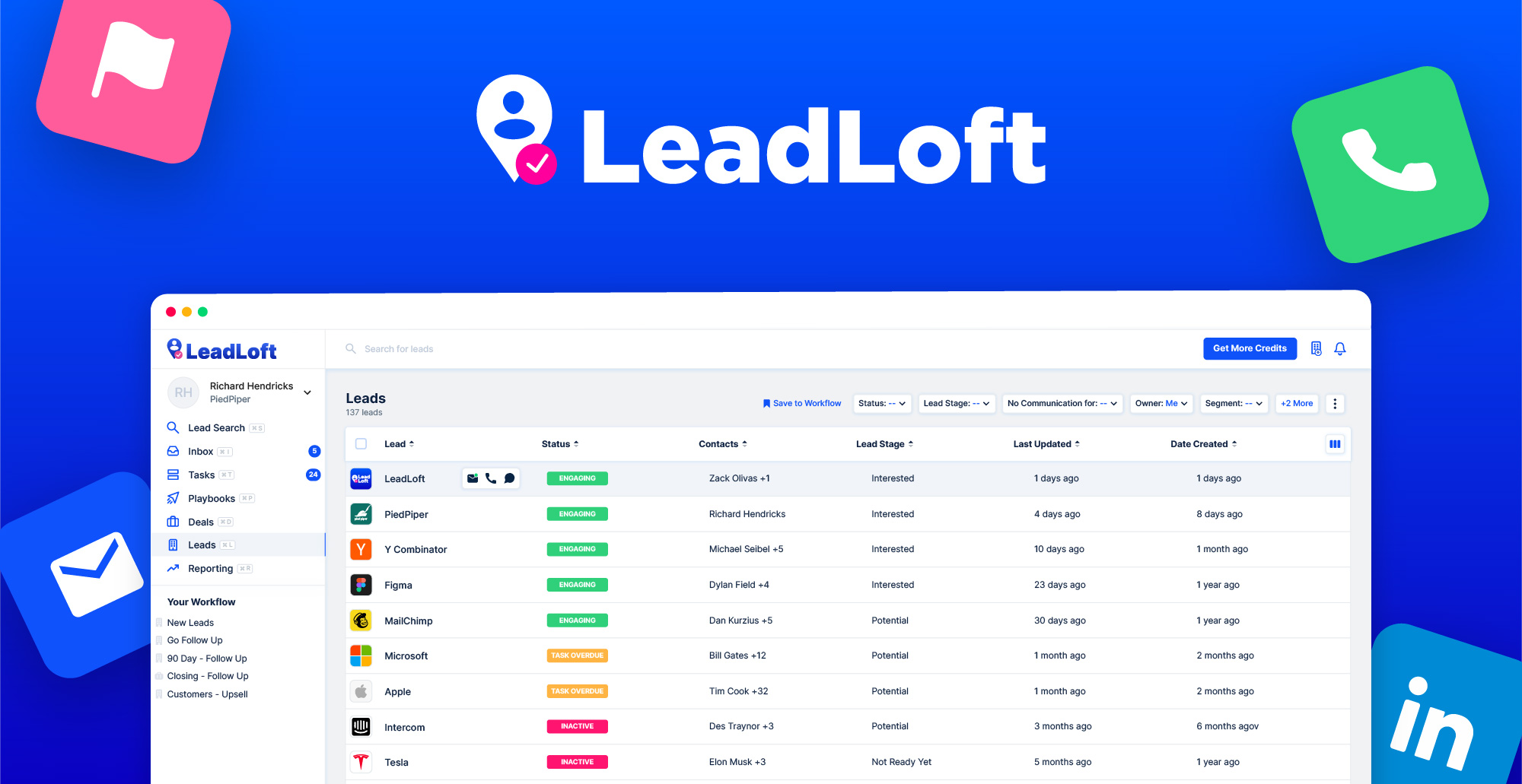 1 Lead Gen Platform Leadloft