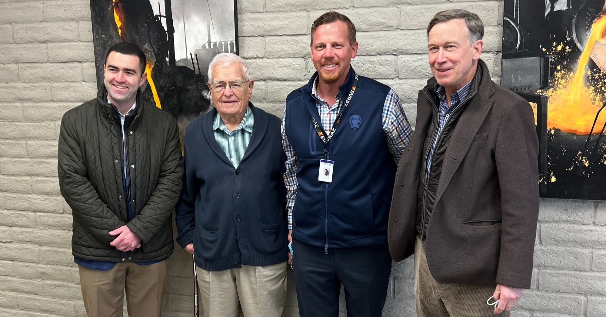 NRC Member EVRAZ NA Hosts U.S. Sen. Hickenlooper for Pueblo Facility Tour