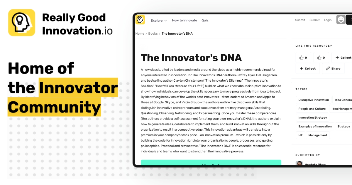 The Innovator's DNA