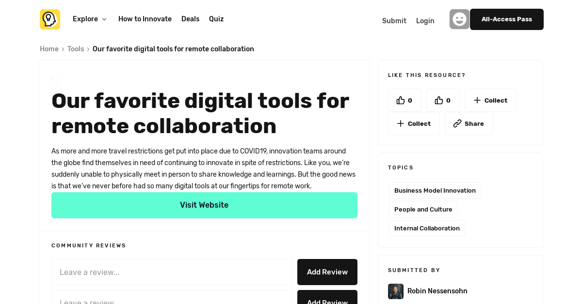 Our favorite digital tools for remote collaboration