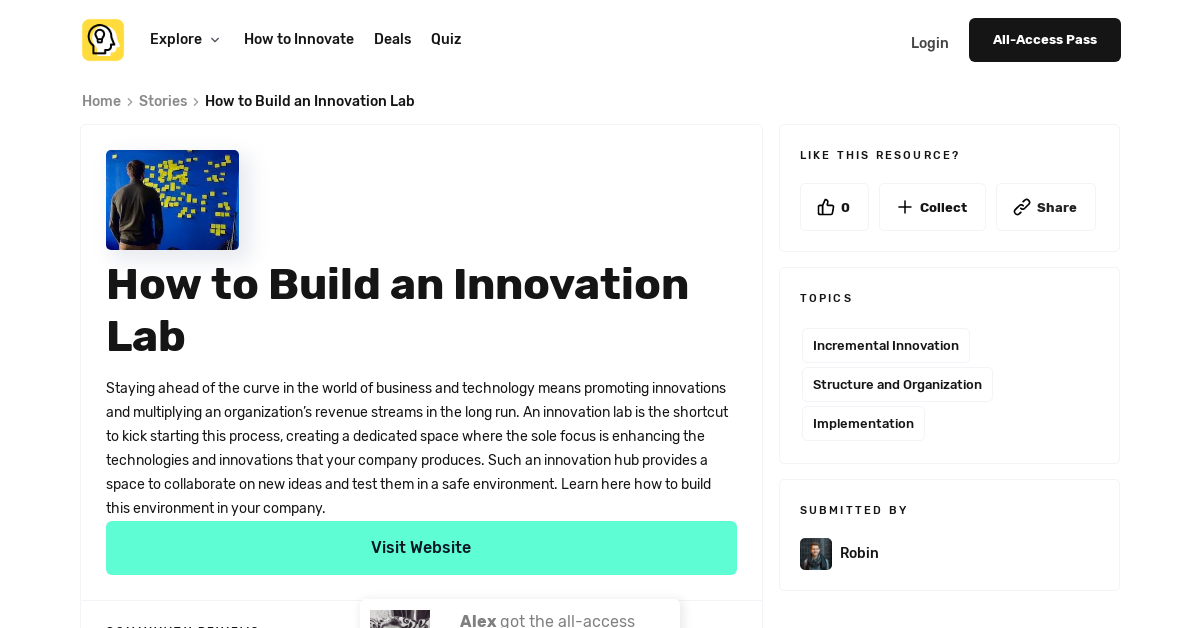 How to Build an Innovation Lab