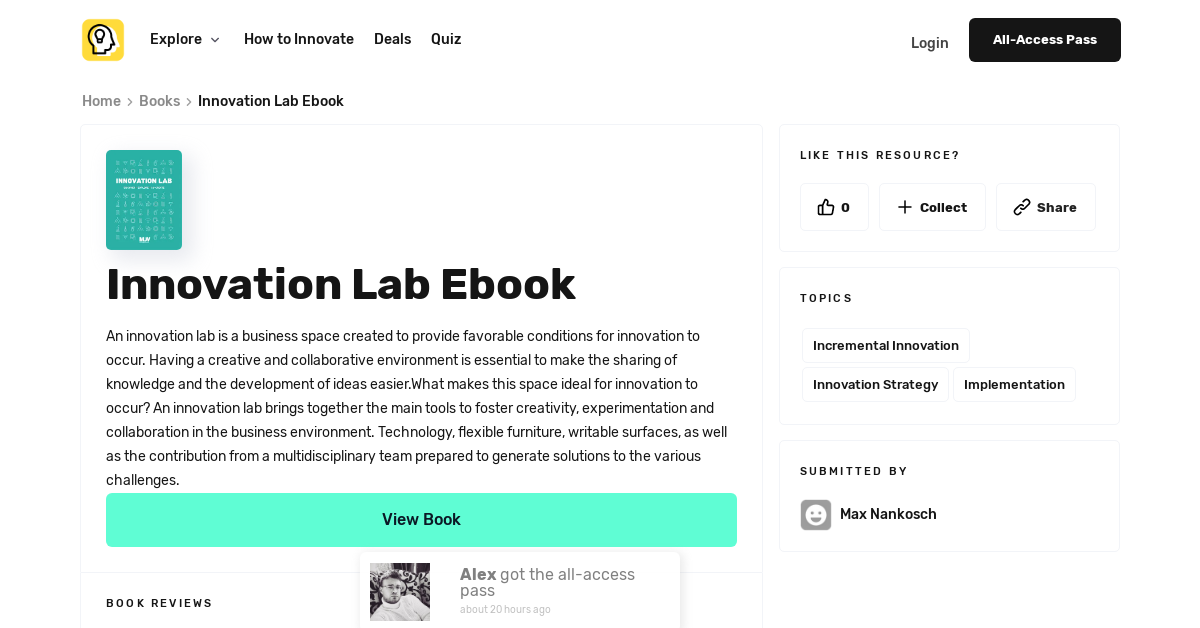 Innovation Lab Ebook