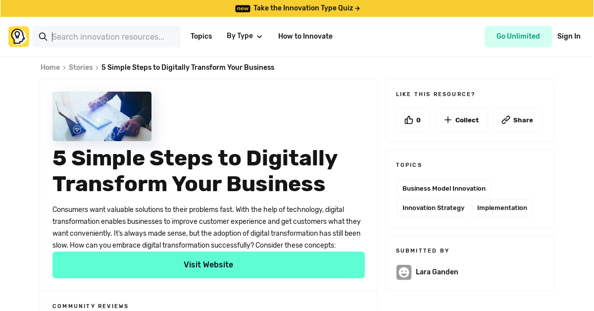 5 Simple Steps to Digitally Transform Your Business