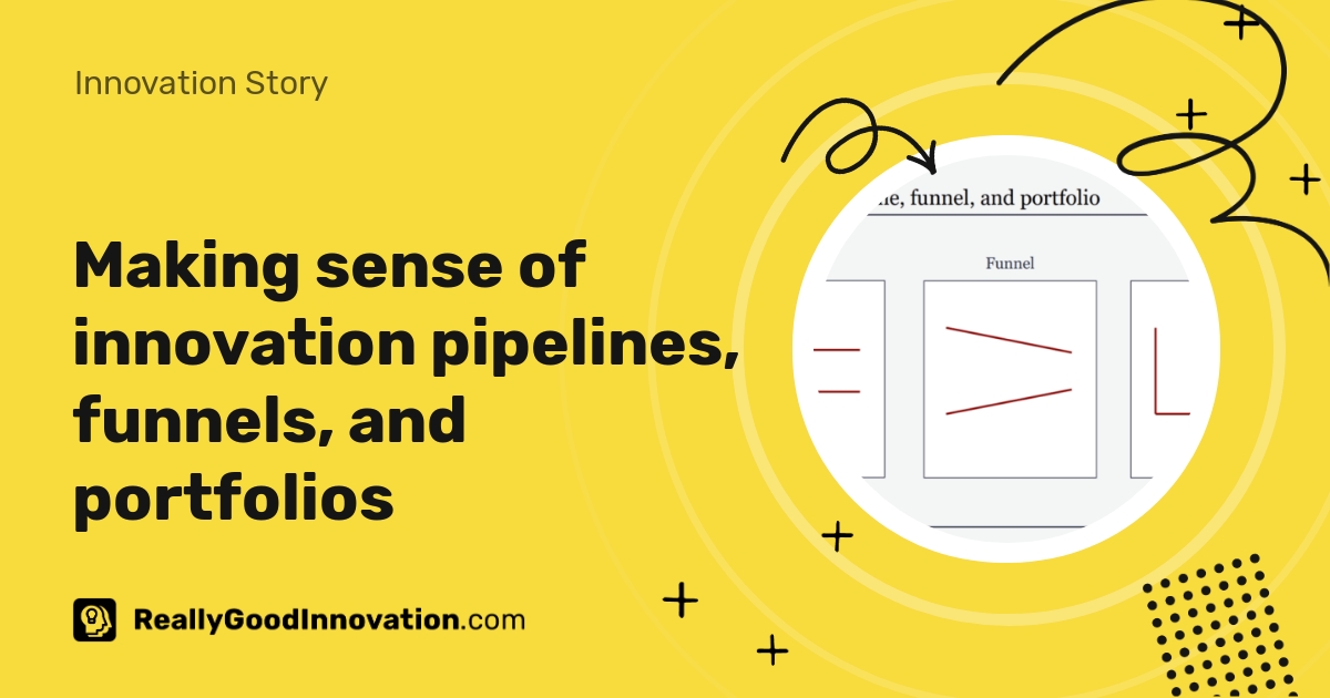Making sense of innovation pipelines, funnels, and portfolios