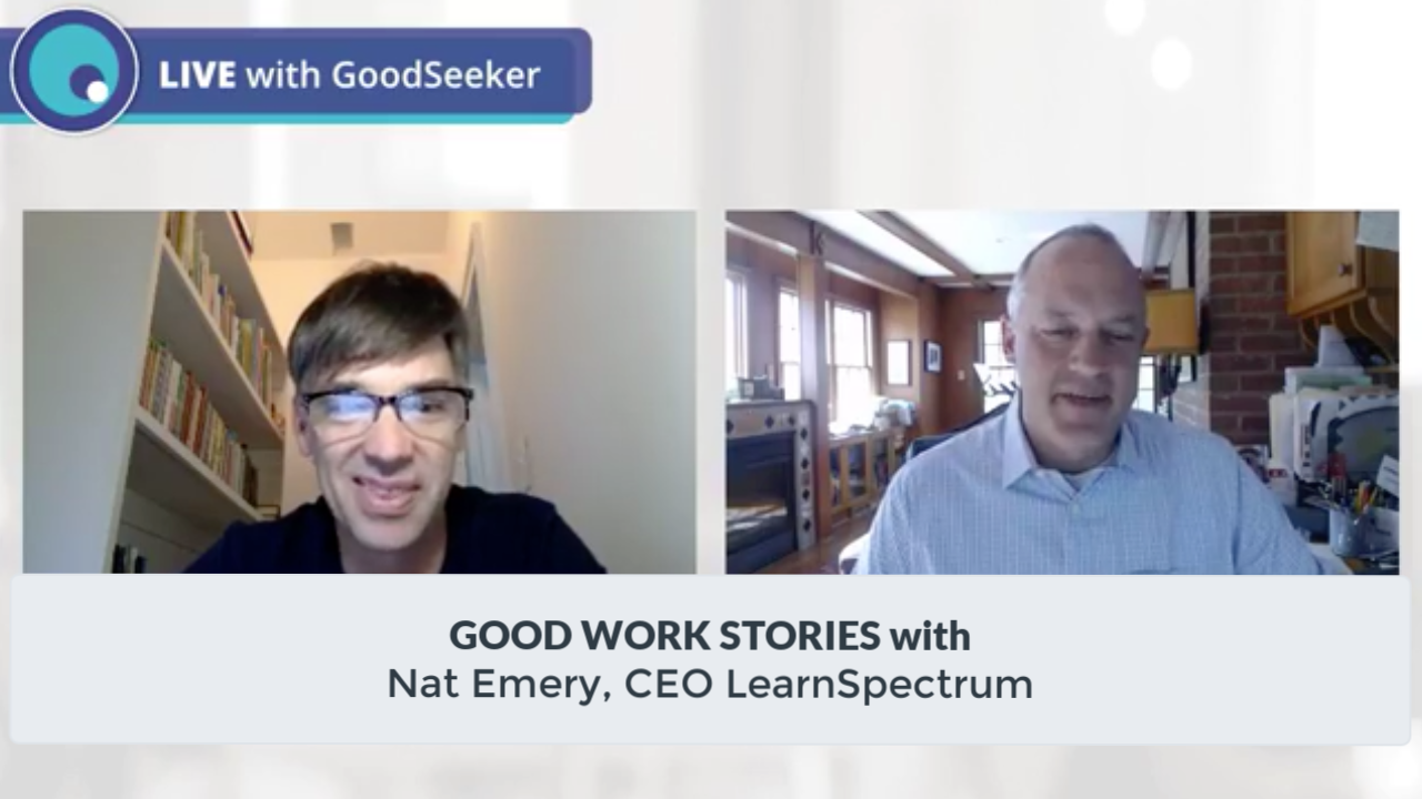 GoodSeeker Blog: Interview Nat Emery, CEO of LearnSpectrum.