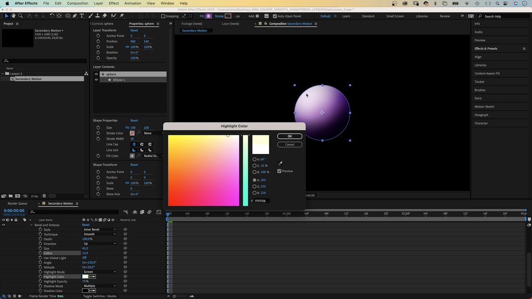 Mini Course: Smooth Animator