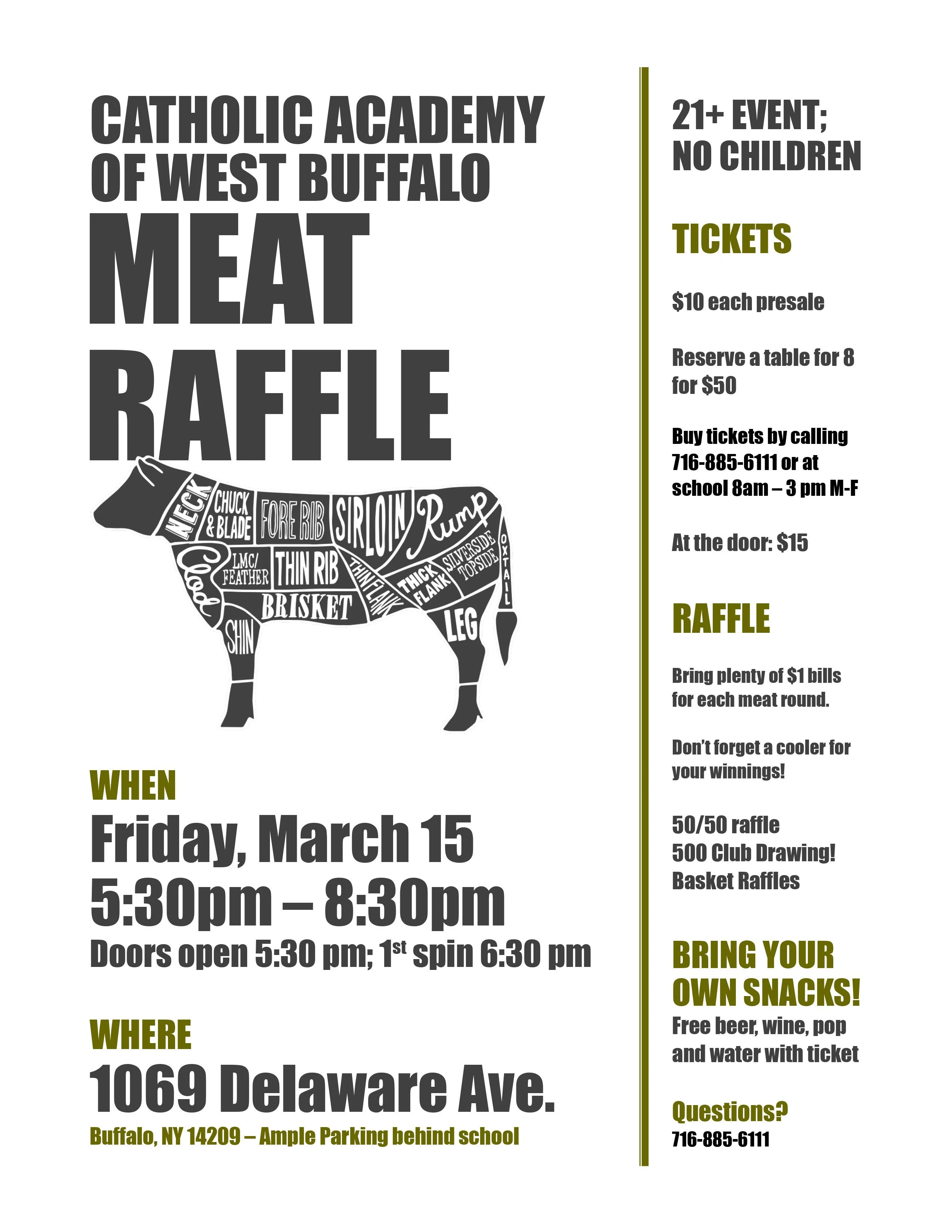 Meat Raffles for WNY Fundraisers - Fun Meat Raffles