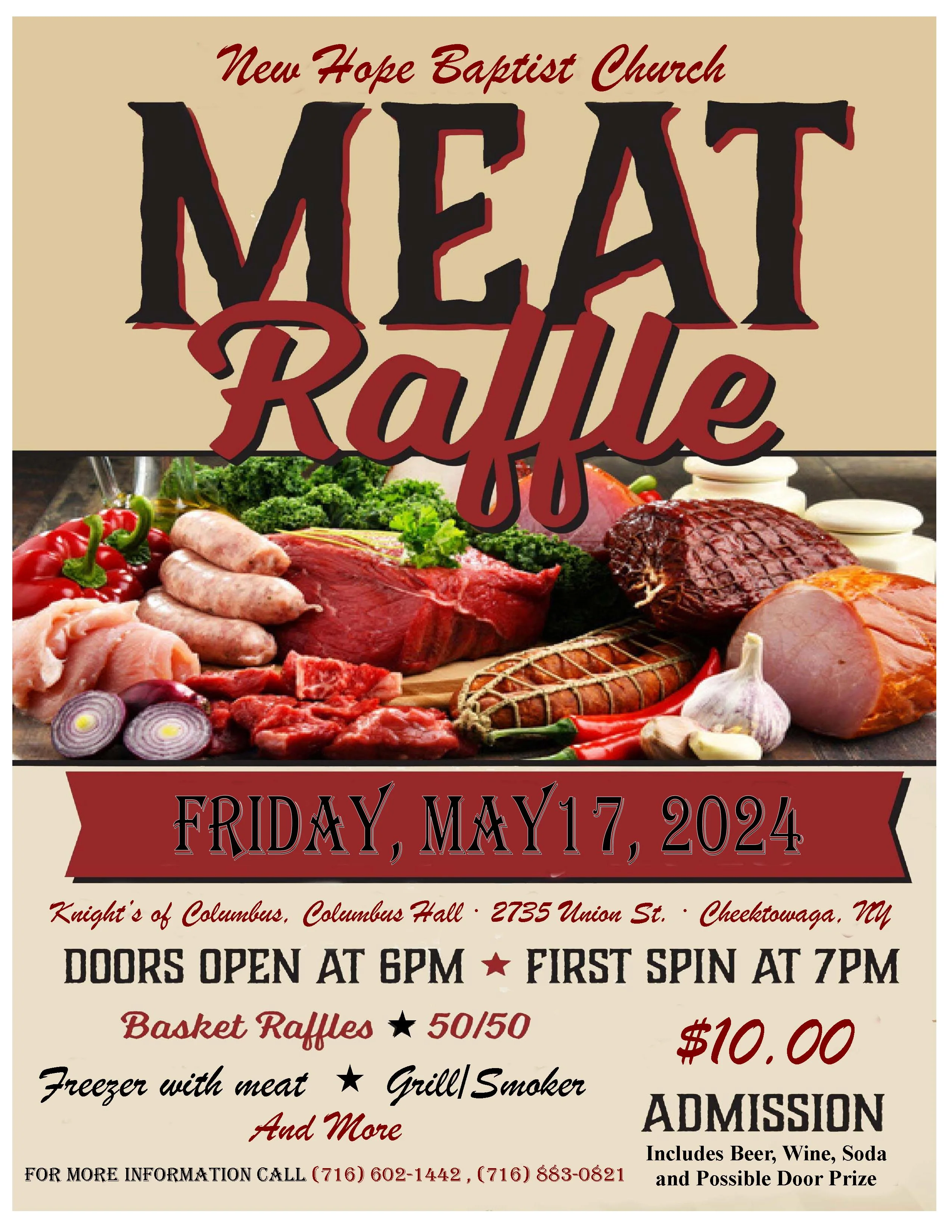 Meat Raffles for WNY Fundraisers - Fun Meat Raffles