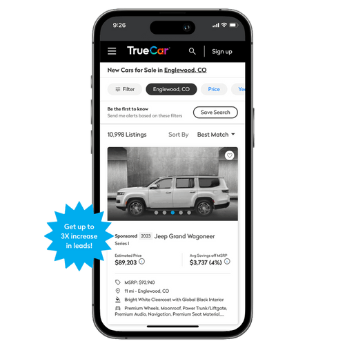 TrueCar Sponsored Listings