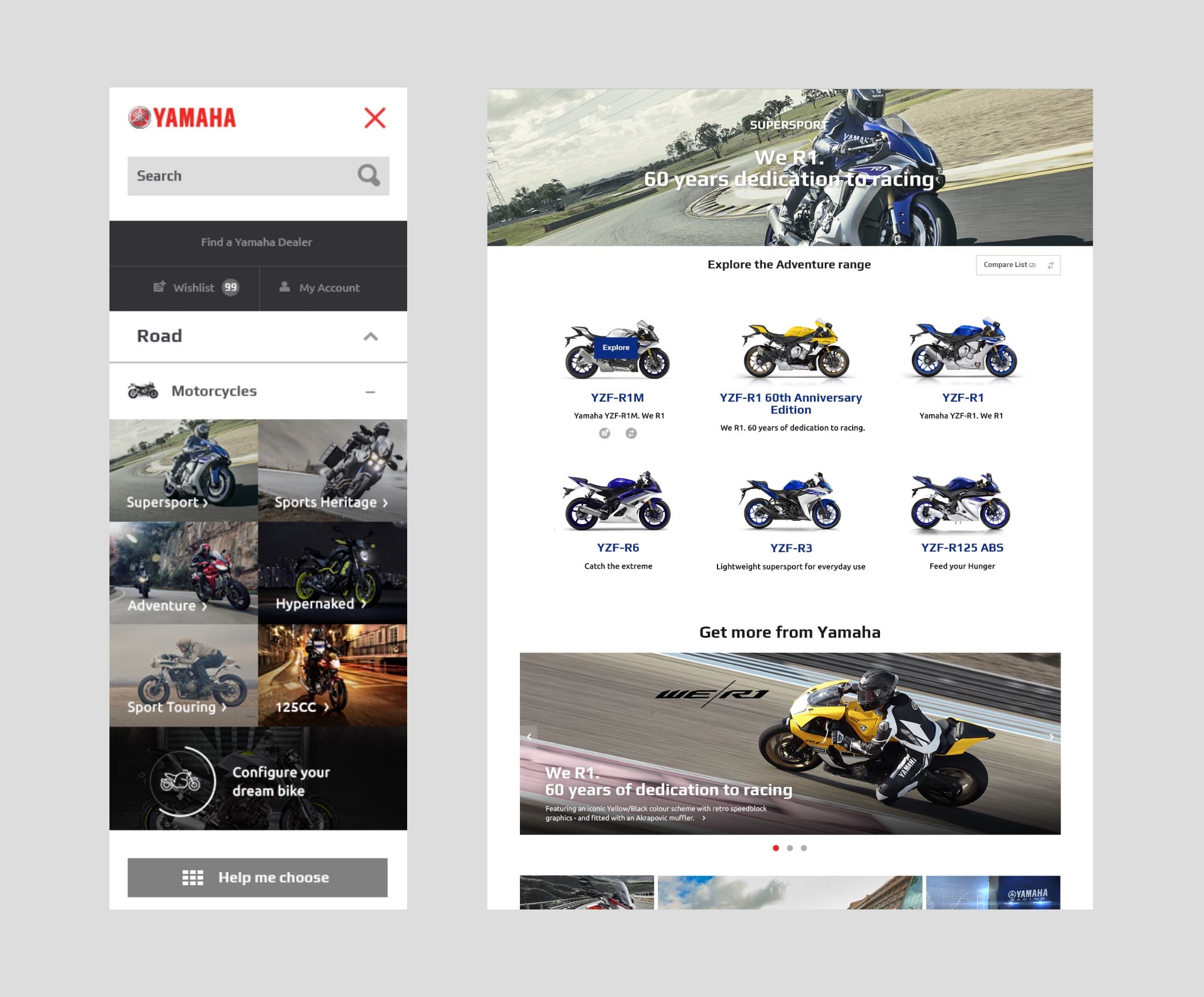 Yamaha Motors | Nathan Parris | Digital Designer