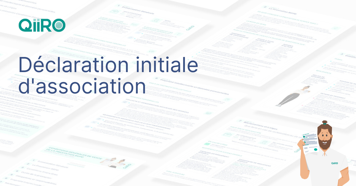 Déclaration initiale d'association : modèle gratuit à télécharger